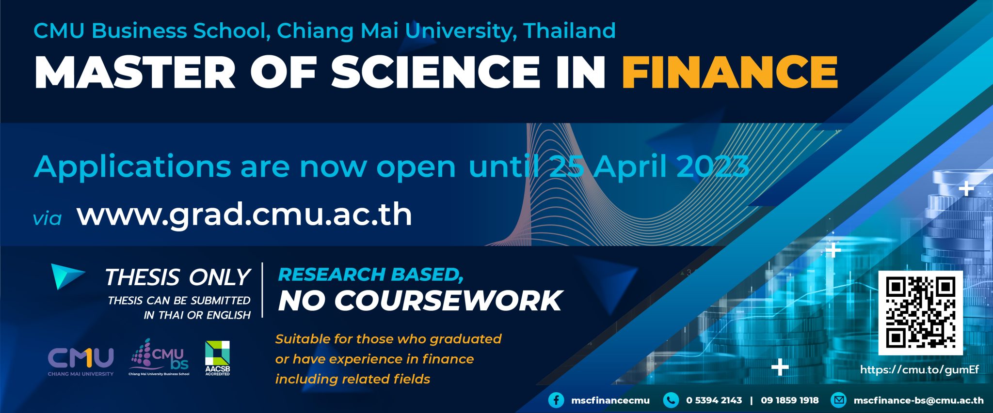 Master of Science Program in Finance (M.Sc. Finance) - Chiang Mai ...
